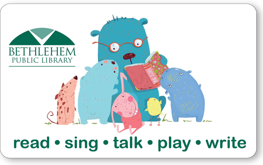 Story time friends library card – Bethlehem Public Library